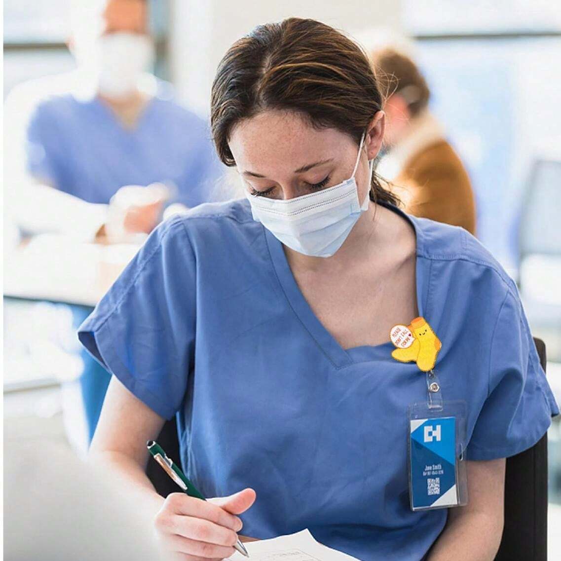 Porte-badge rétractable Ne tombe pas pour moi avec clip d'identité pour ...