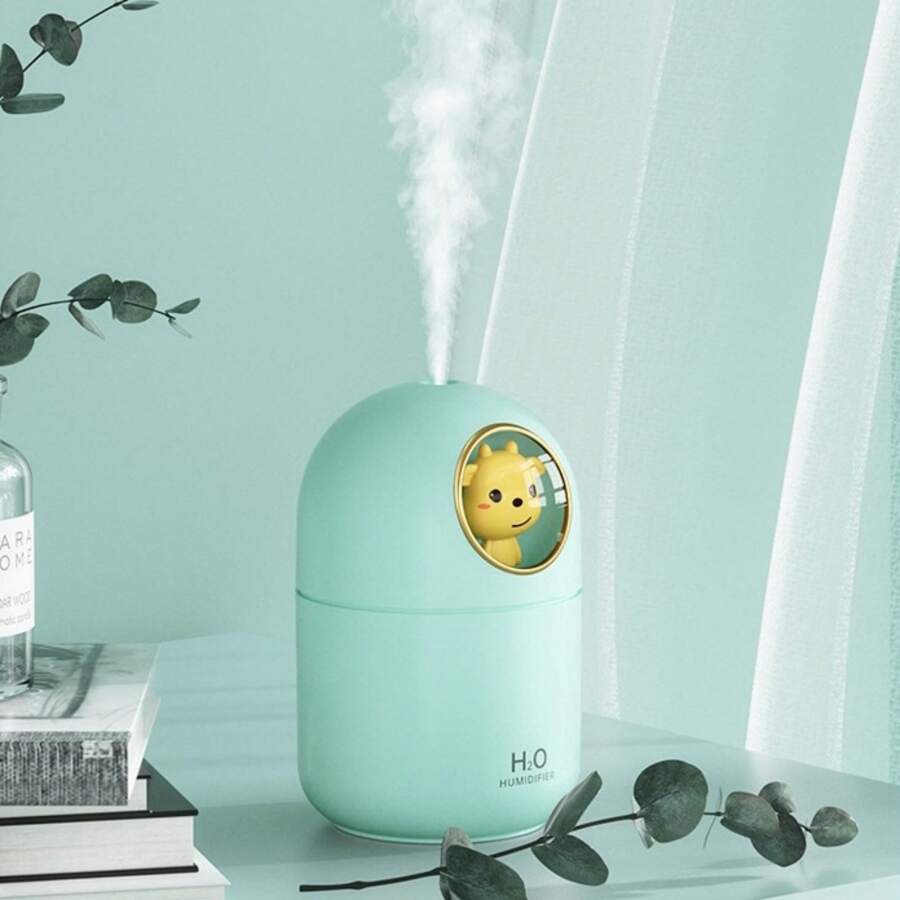 1pc Cartoon USB Mini Portable Humidifier, 300ml, Home Office Travel ...