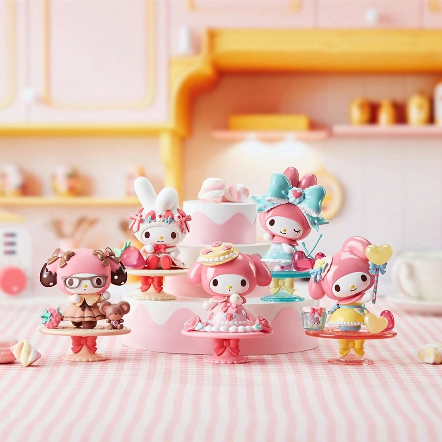 Miniso Caixa Surpresa Sanrio My Melody Chá da Tarde, Figuras Adoráveis ...
