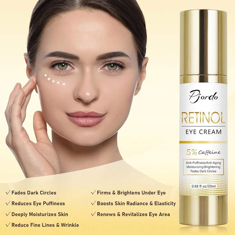 1 unidade de Creme para os Olhos de Retinol para Olheiras e Inchaço, 0 ...
