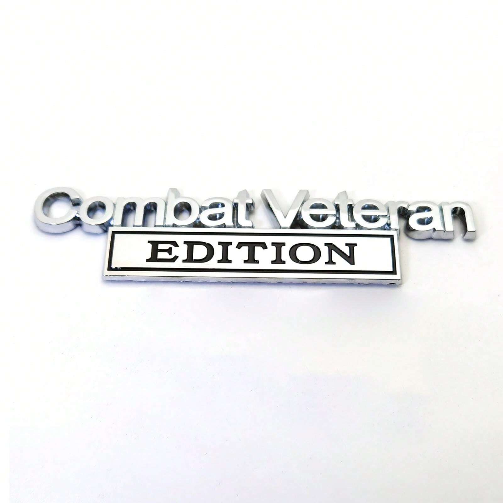 Combat Veteran Edition Emblem Car Decals, Warrior Soldier 3D Metal ...