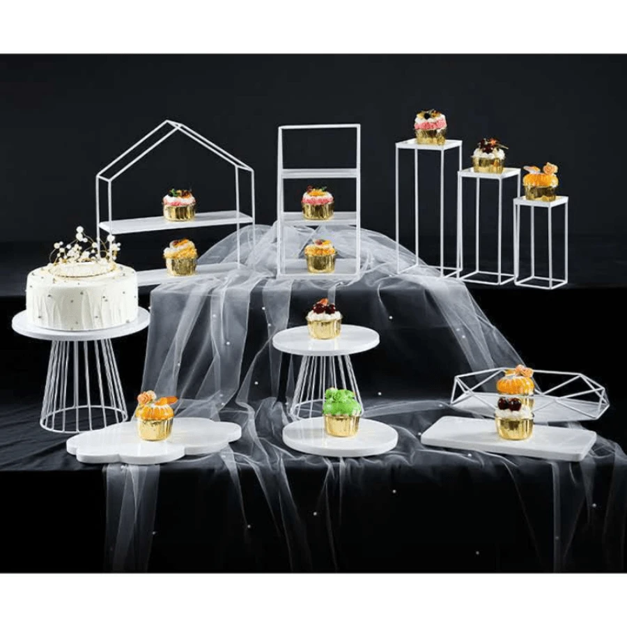 Wedding Dessert Table Decoration Set Afternoon Tea Cake Stand Pastry ...