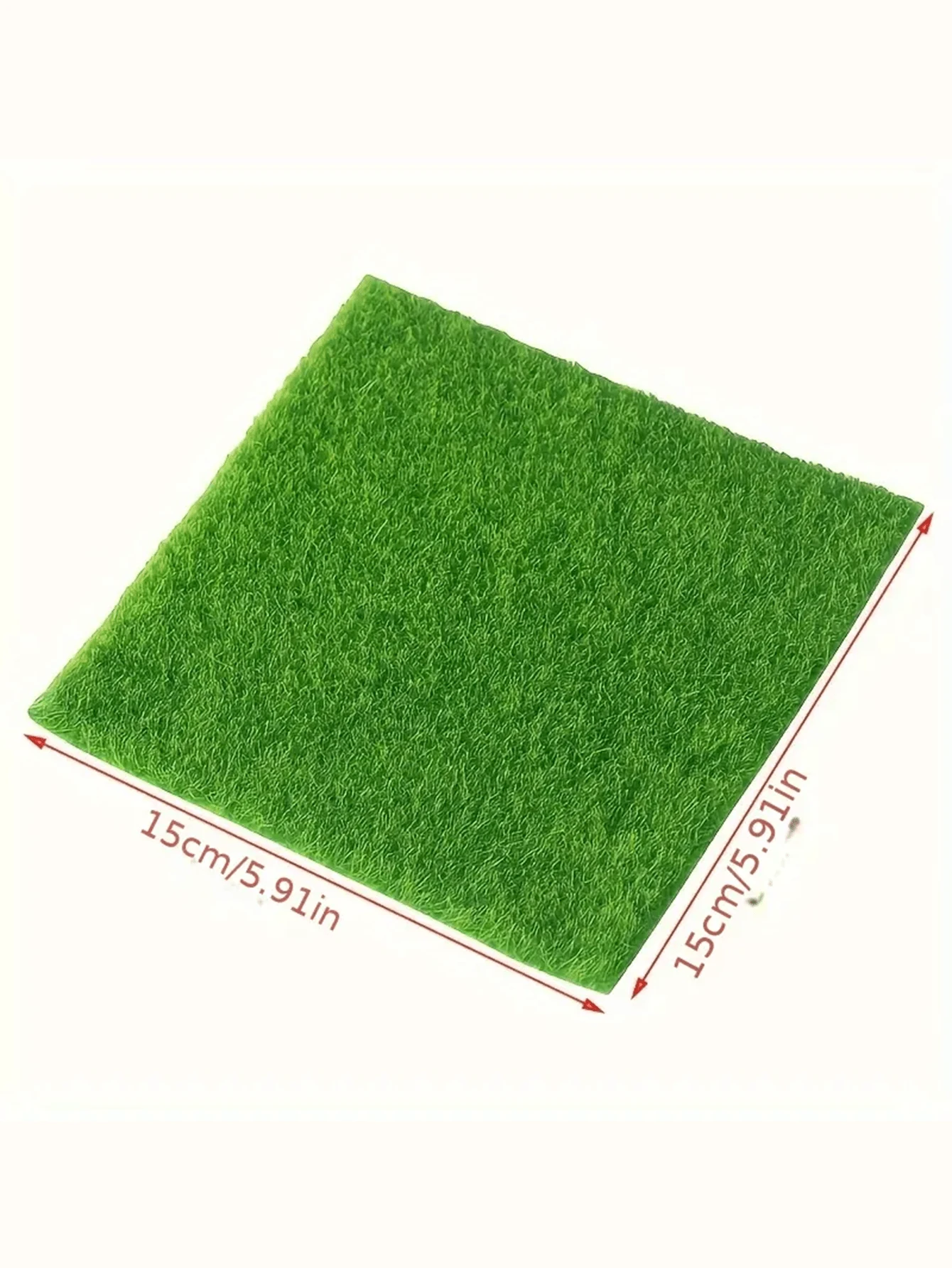 1pc 5.91inch Floor Fake Plastic Grass Mat Artificial Grass Carpet ...