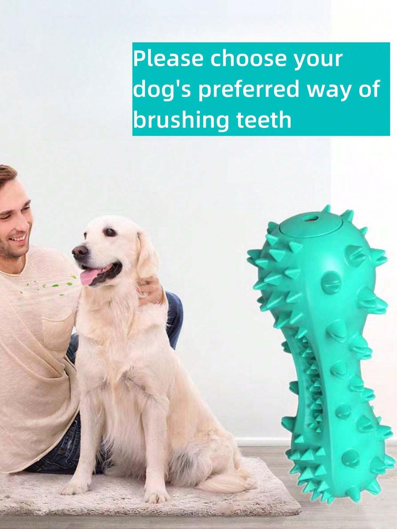 1pc Pet Dog Dental Care Product Sounding Durable Chew Toy Toothbrush ...