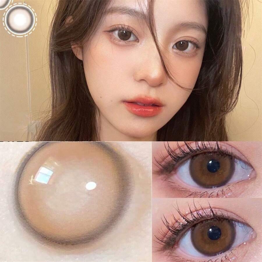 Sweet And Lovely Natural Invisible Contact Lenses In The Same Style For ...