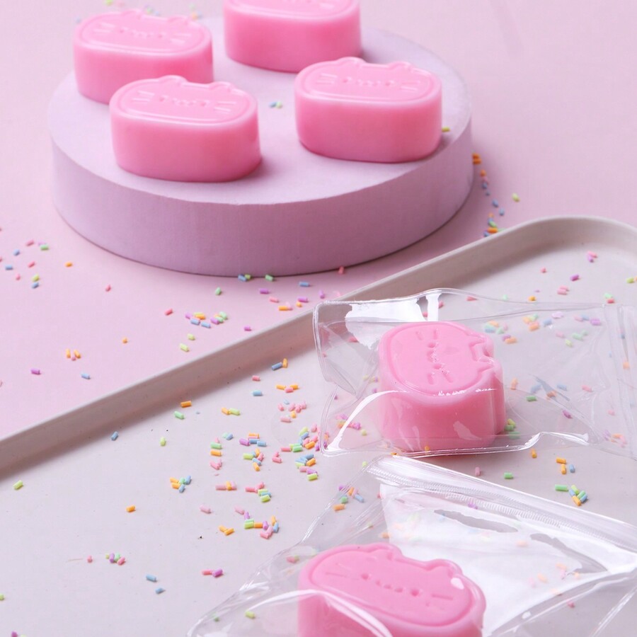 Cute Cat Pudding Soft Cheese Decompression Toy, Soft And Slow-Rebound ...