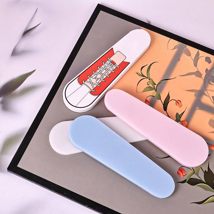 Shoe Sole Shaped Silicone Mold, For DIY Plaster, Cartoon Resin, Glue ...