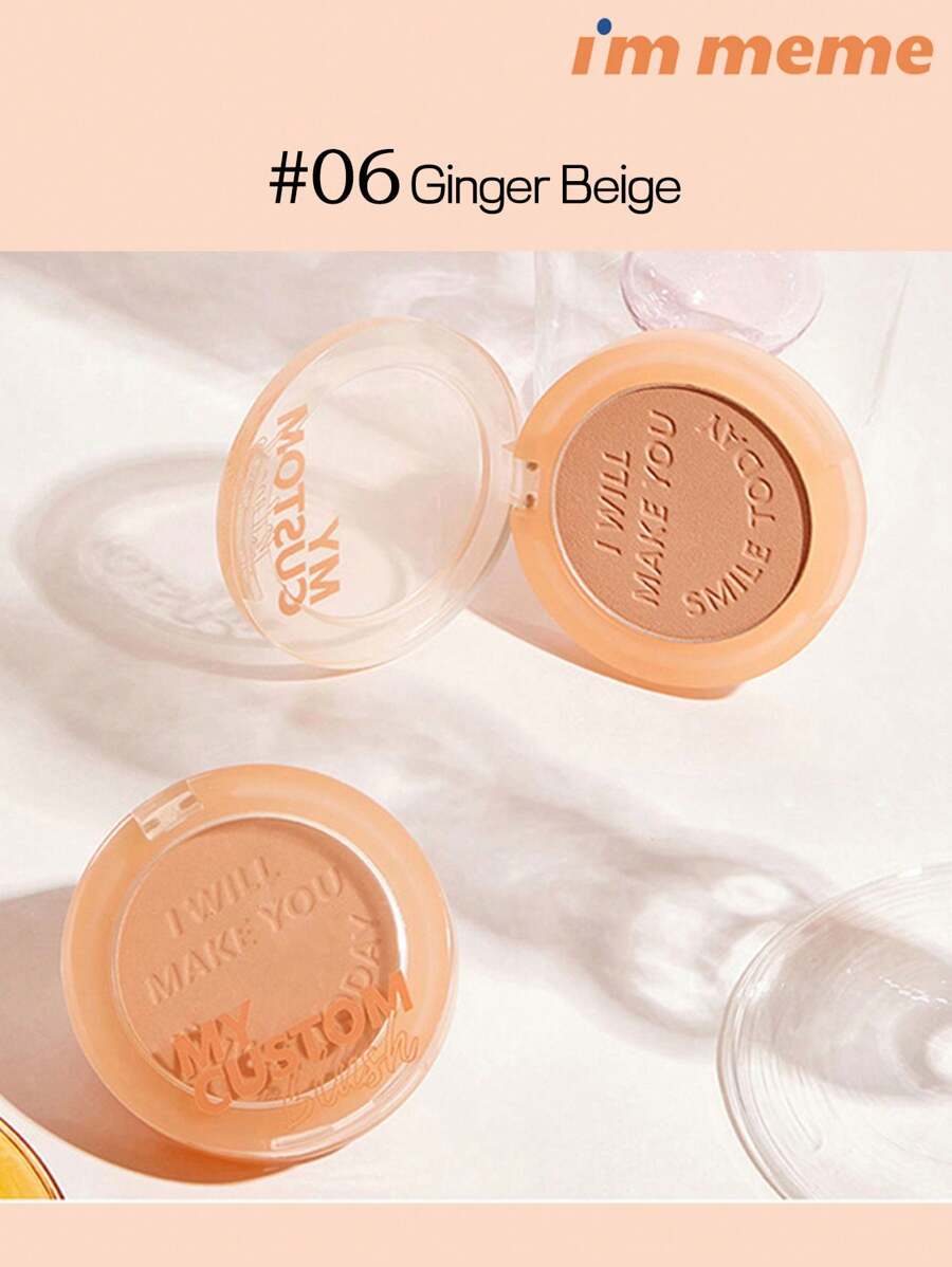 I'M MEME Palette de fard à joues en poudre mate single color K-Beauty ...