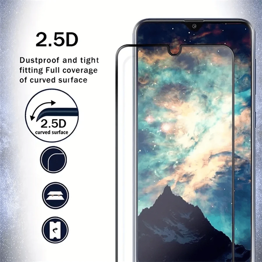 Vetro temperato compatibile con Samsung Galaxy S20 S21 S23 FE 5G A14 A15 A25 A35 A55 A24 A34 A54 ...