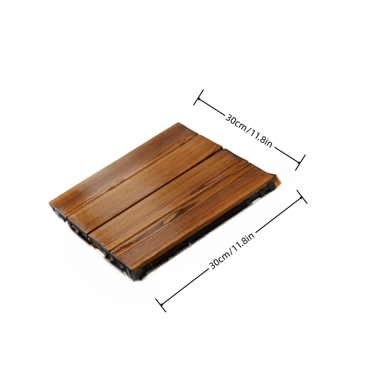 Carbonized Wood Flooring, Anti-Corrosion Wood Flooring, Wooden Balcony ...