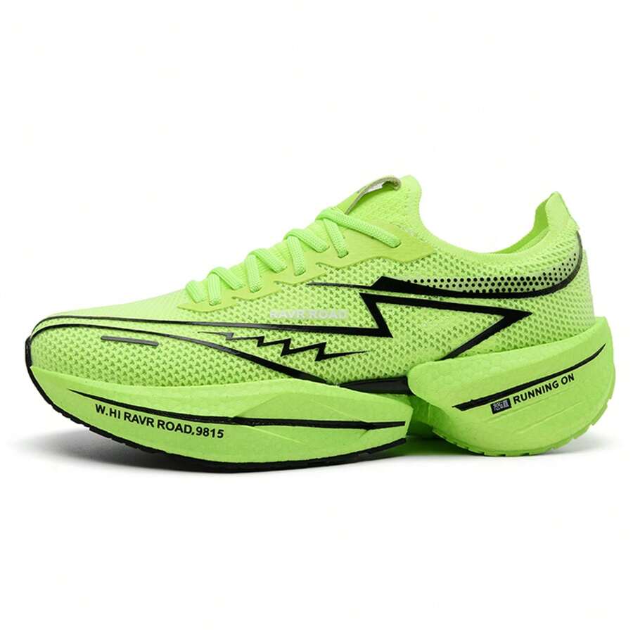 New Men Full-Carbon Plate Spring Summer Mesh Running Shoes, Super Light ...