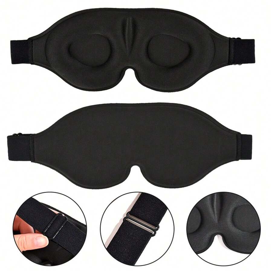3D Memory Foam Eye Mask With Slow Rebound Sponge For Home, Airplane ...