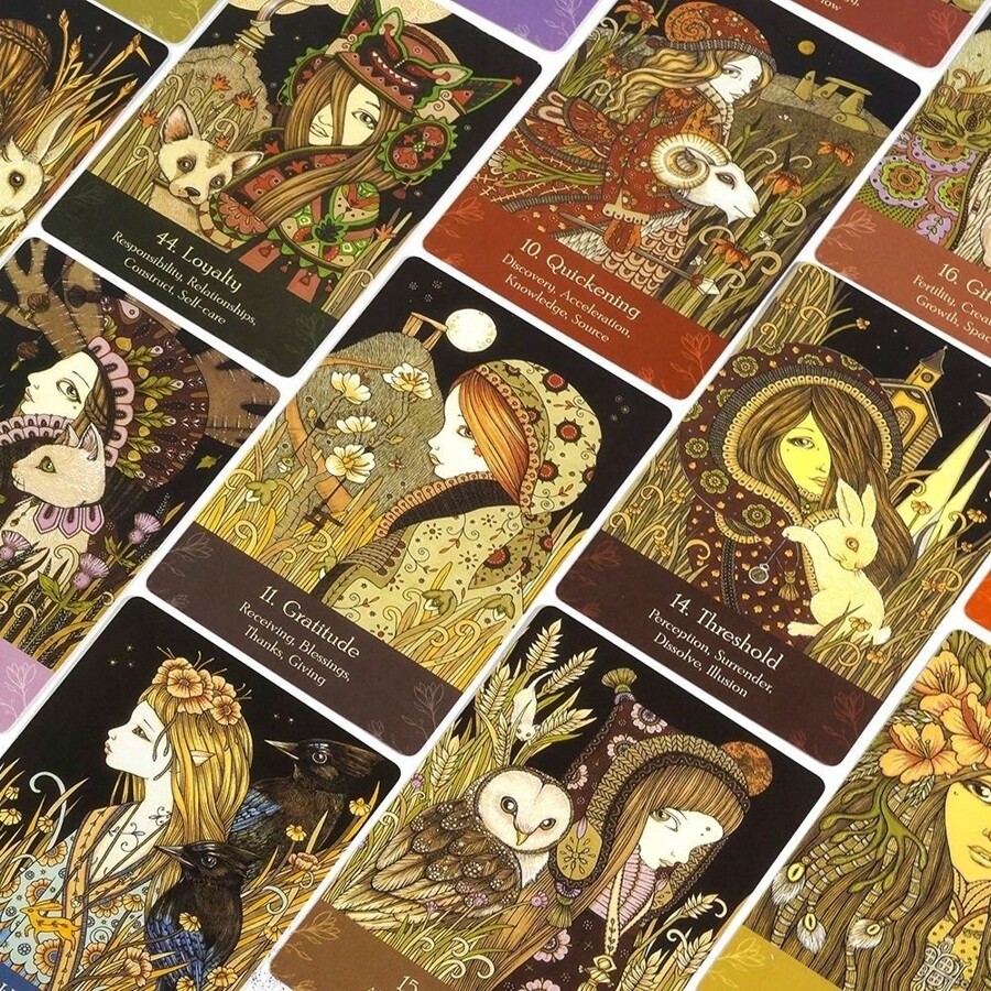 Universal Folk Oracle Card Game Deck Full English Version | SHEIN USA