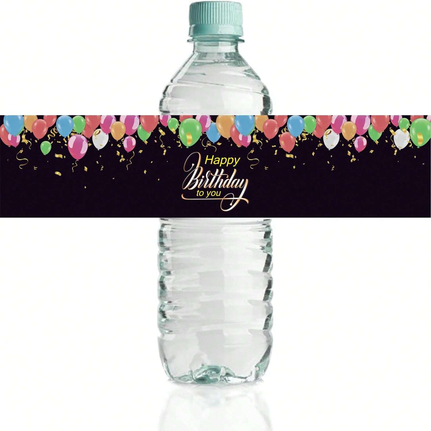 20 Pcs - Happy Birthday Party Water Bottle Stickers, Party Stickers ...