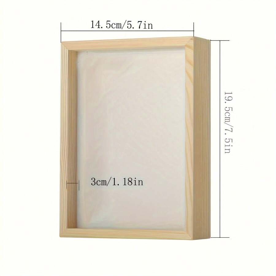 1 Pc Shadow Box Picture Frame Square Shadow Boxes Display Cases For ...