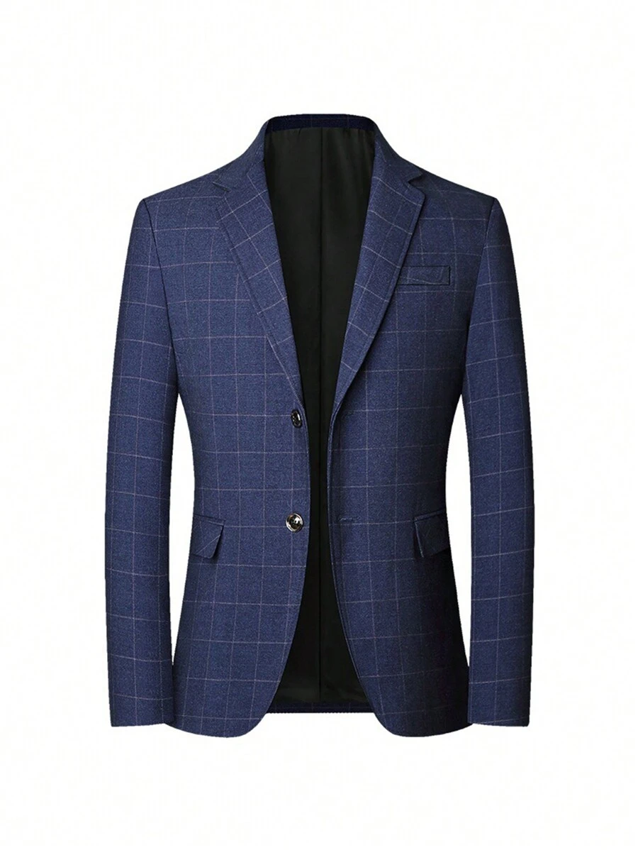 Giacca uomo a quadri per affari e lavoro, blazer casuale e elegante con ...