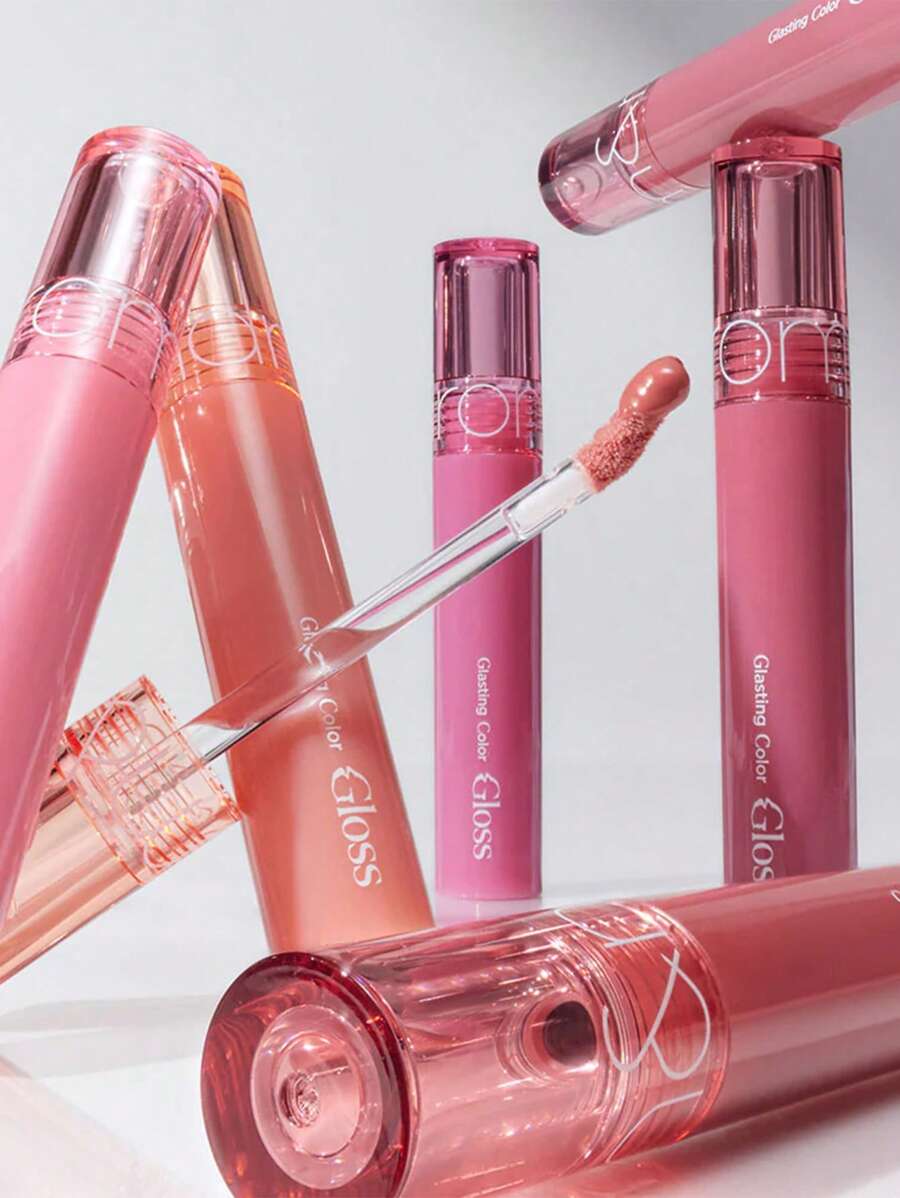 Rom&nd Glasting Color Gloss (01 PEONY BALLET), Romand Liquid Lipstick ...