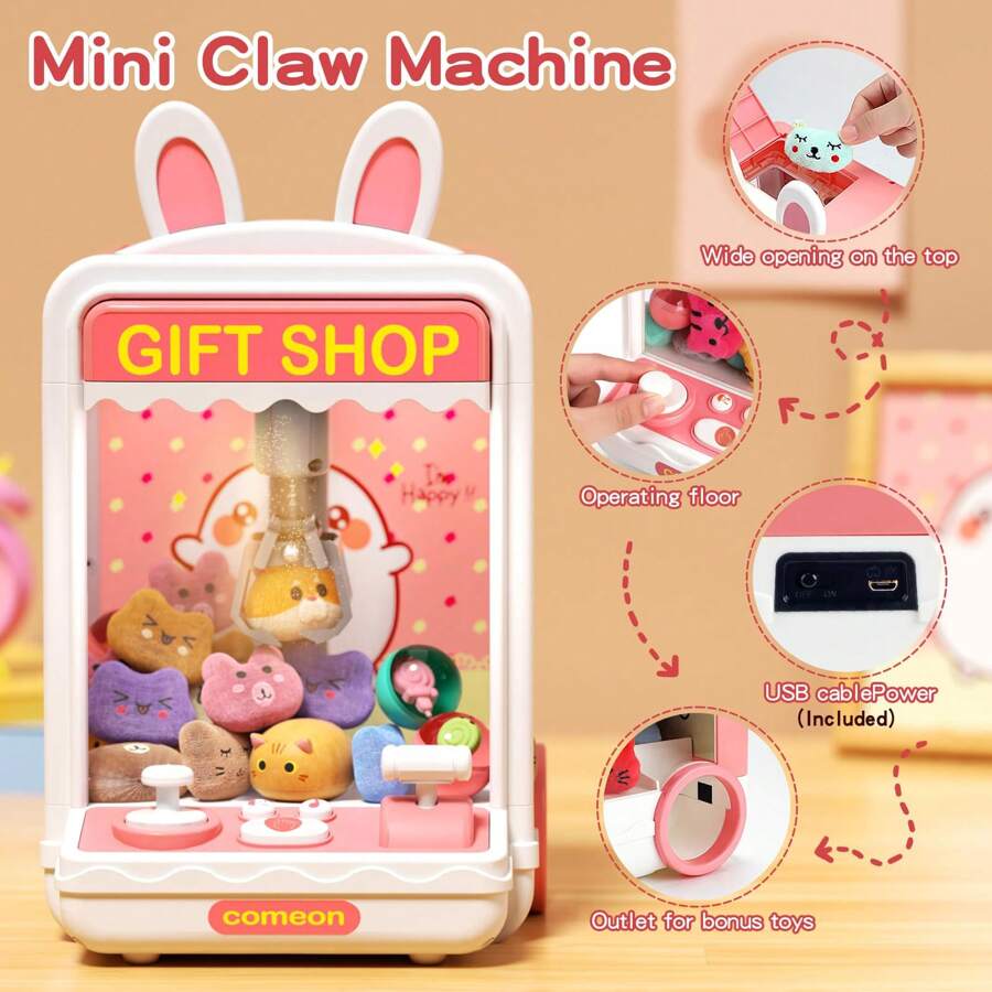 One Large Claw Crane Machine (Randomly Comes With 10 Toys And 10 ...