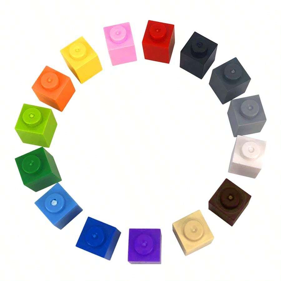 238pcs 100g Bagged 1x1 High Brick Small Particle Building Blocks ...