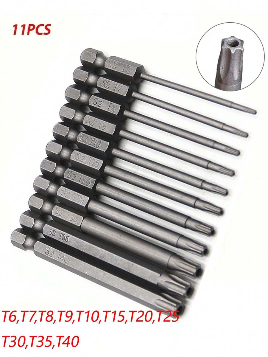 Hexagonal Handle Screwdriver Bit Screwdriver Set 100mm Hollow Plum ...