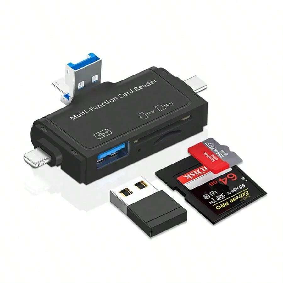 7 In 1 SD Card Reader: USB 3.0 Dual Slot Adapter For , Windows, Linux ...
