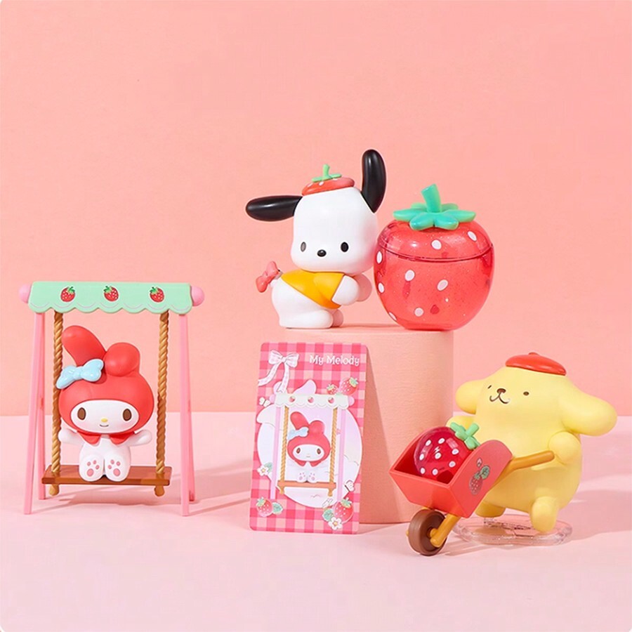 Sanrio Sanrio Personagens Strawberry Farm Series Caixa Surpresa Figura ...