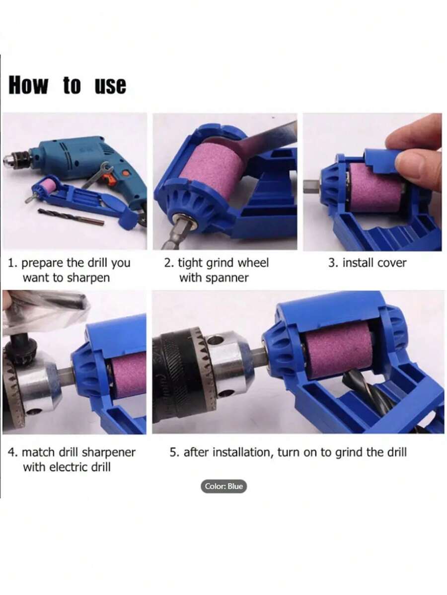 Efficient Multi-Use Drill Bit Sharpener,Portable Diamond Grinder ...