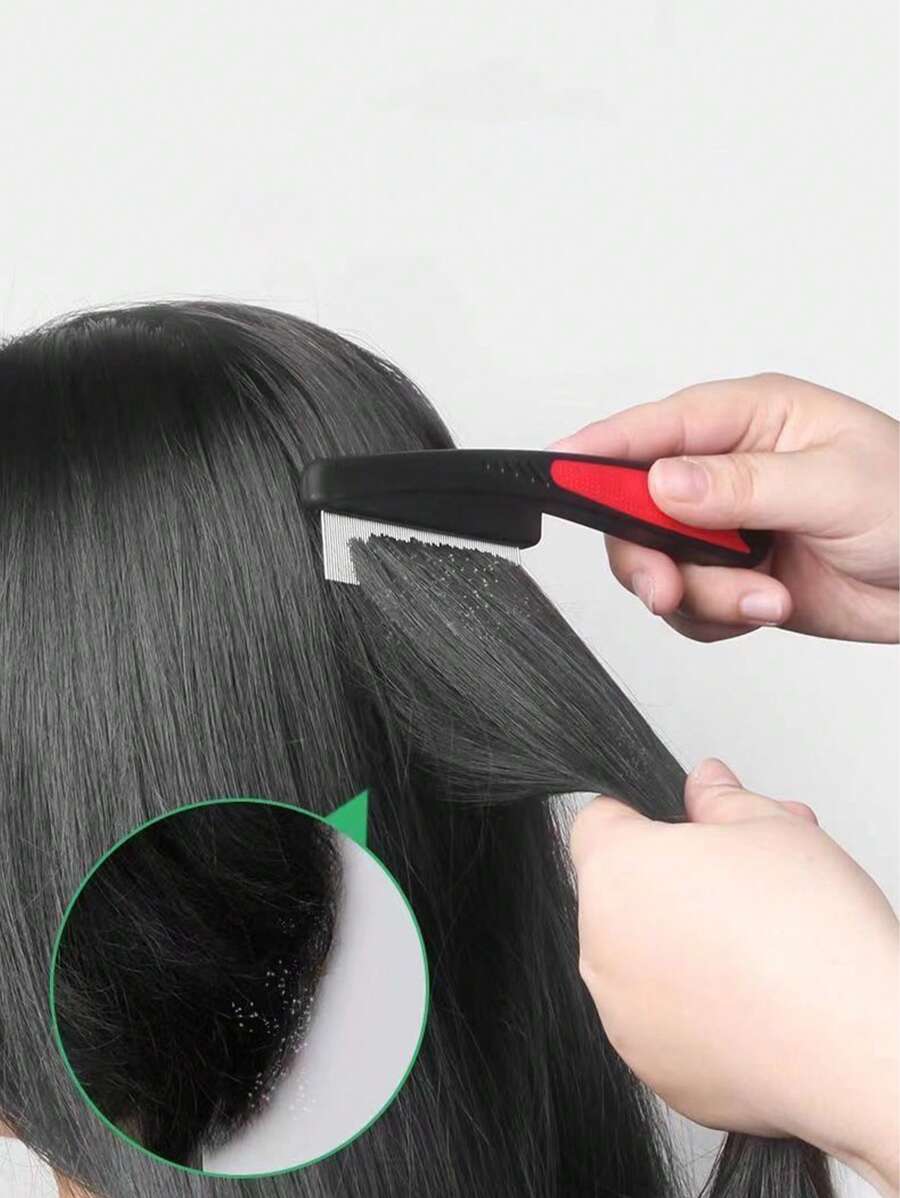 A Lice Comb With Ultra-Dense And Fine Teeth, Can Remove Dandruff And ...