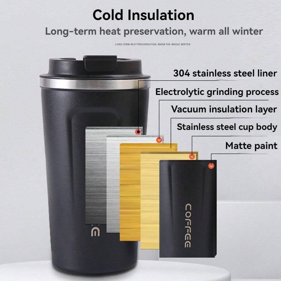 Coffee Mug, Insulation And Cold Insulation Portable European High-End ...