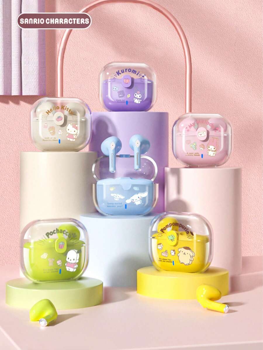 SANRIO LY-505 POMPOMPURIN Passive Noise Cancelling Half In-Ear Wireless ... SANRIO LY-505 POMPOMPURIN Passive Noise Cancelling Half In-Ear Wireless ...