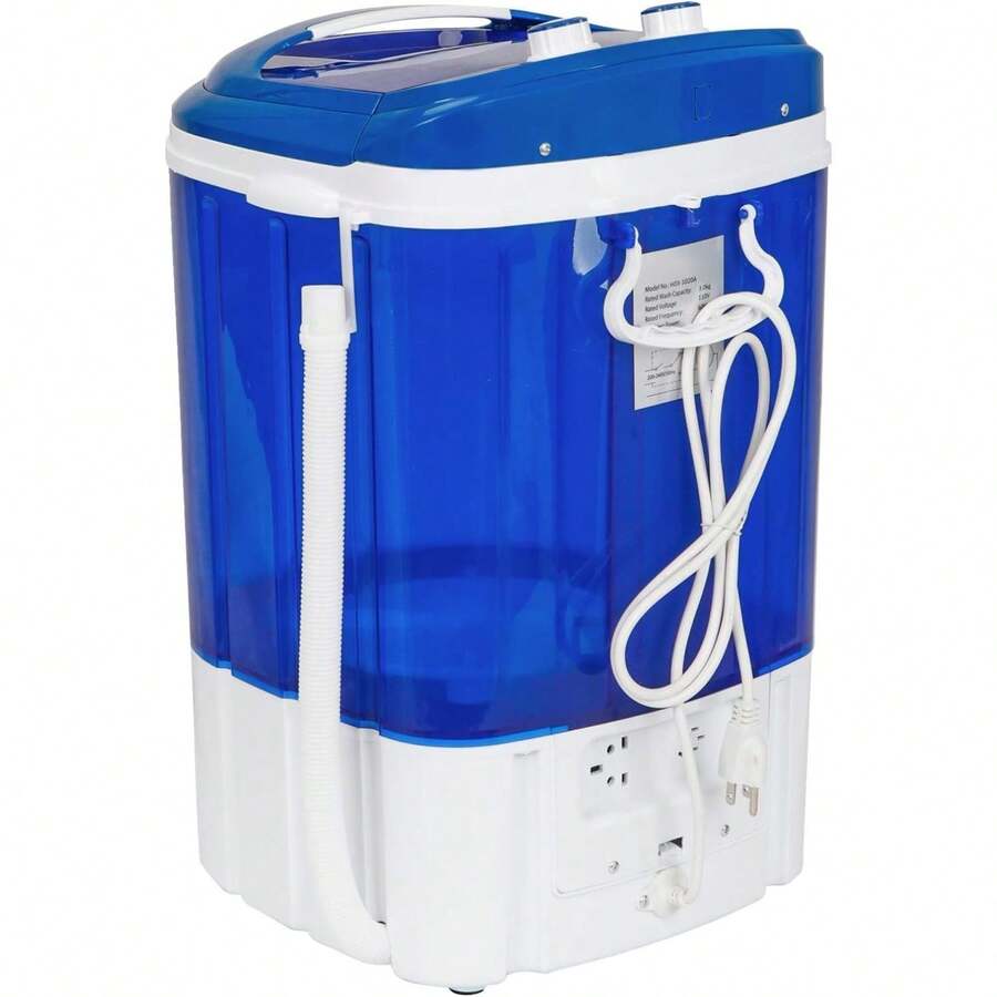 6.6lbs Capacity Mini Washing Machine For Compact Laundry, Portable ...