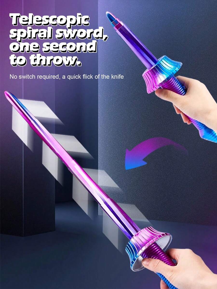 One 3D Spiral Extension Sword With Smooth And Cool Color Gradient ...