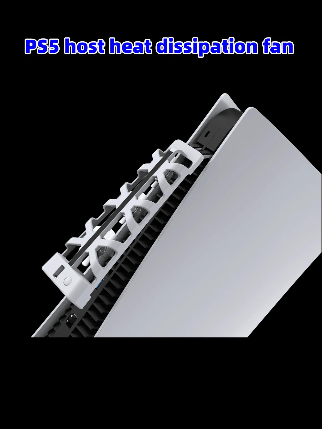 PS5 Host Cooling Fan, PS5 Rear Blu-Ray Exhaust Cooler, P5 Temperature ...