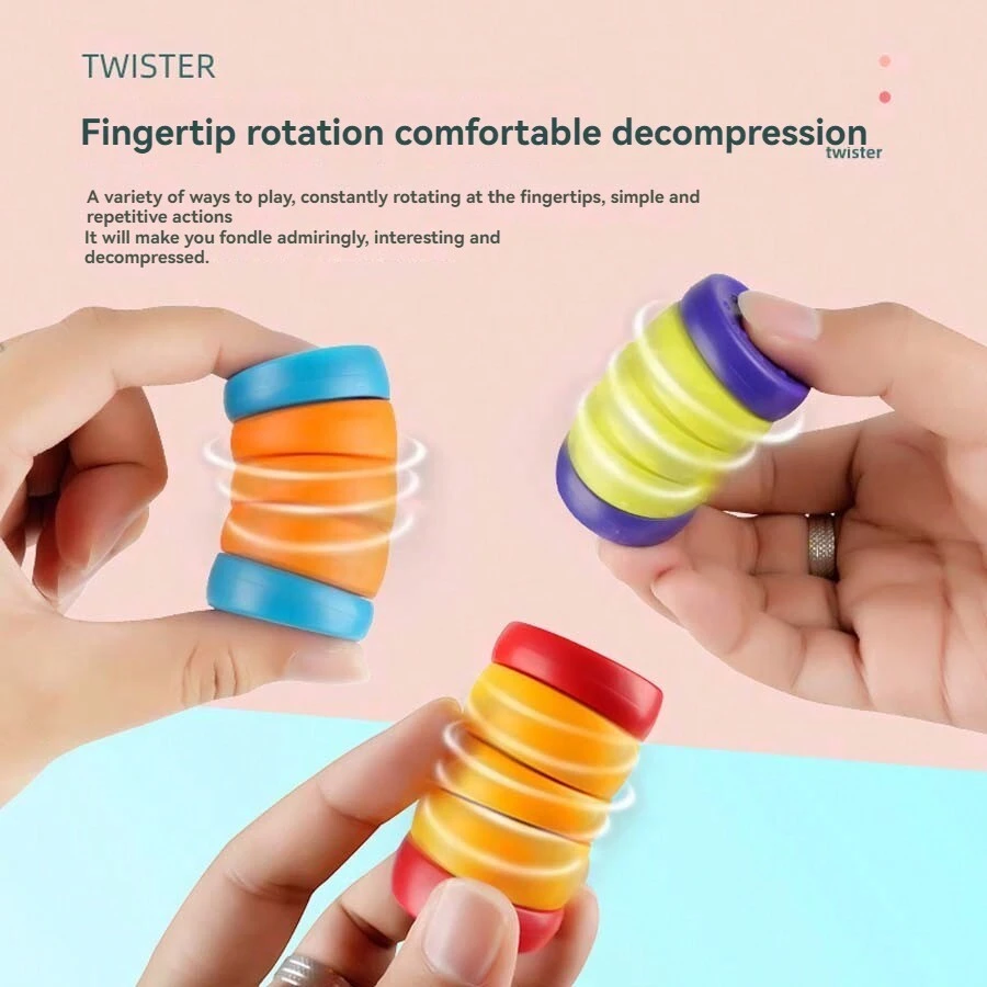 1pc Adolescent Stress-Relieving Toy Carrot Fidget Twister Finger ...