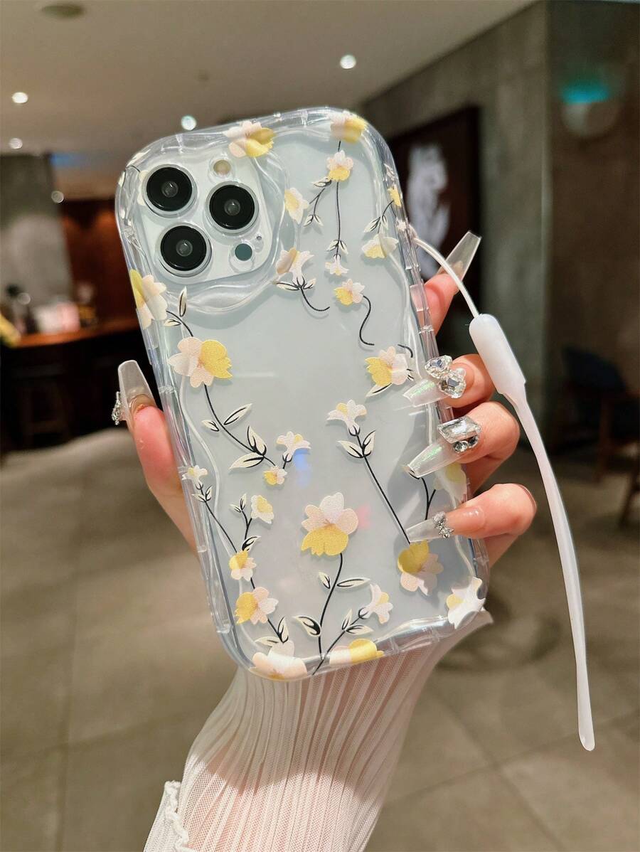 Flower A Ditsy Floral Hanging Rope Phone Case Compatible With IPhone 15 ...
