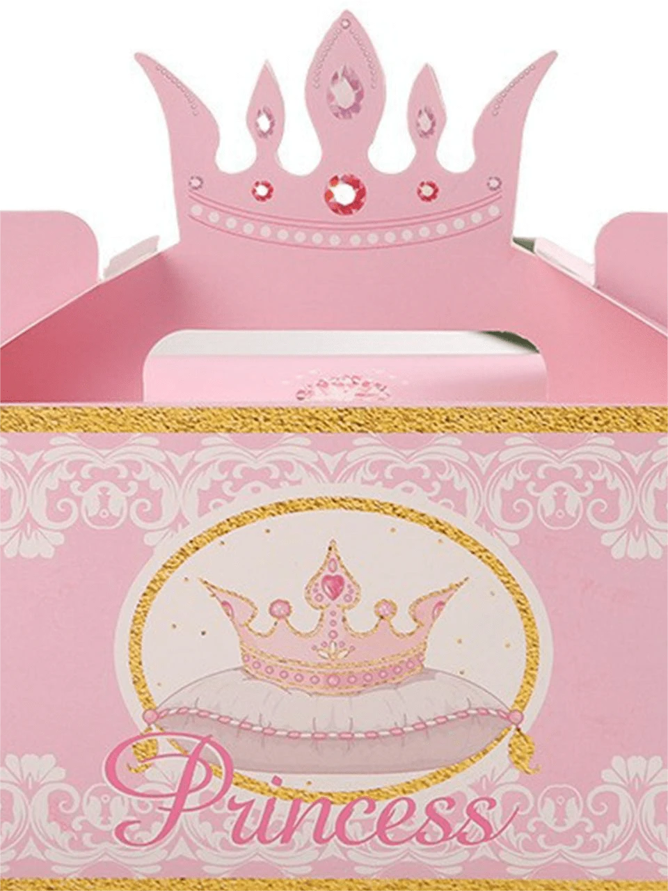 12 Pack Little Princess Crown Treat Box Princess Theme Party Gift Box ...