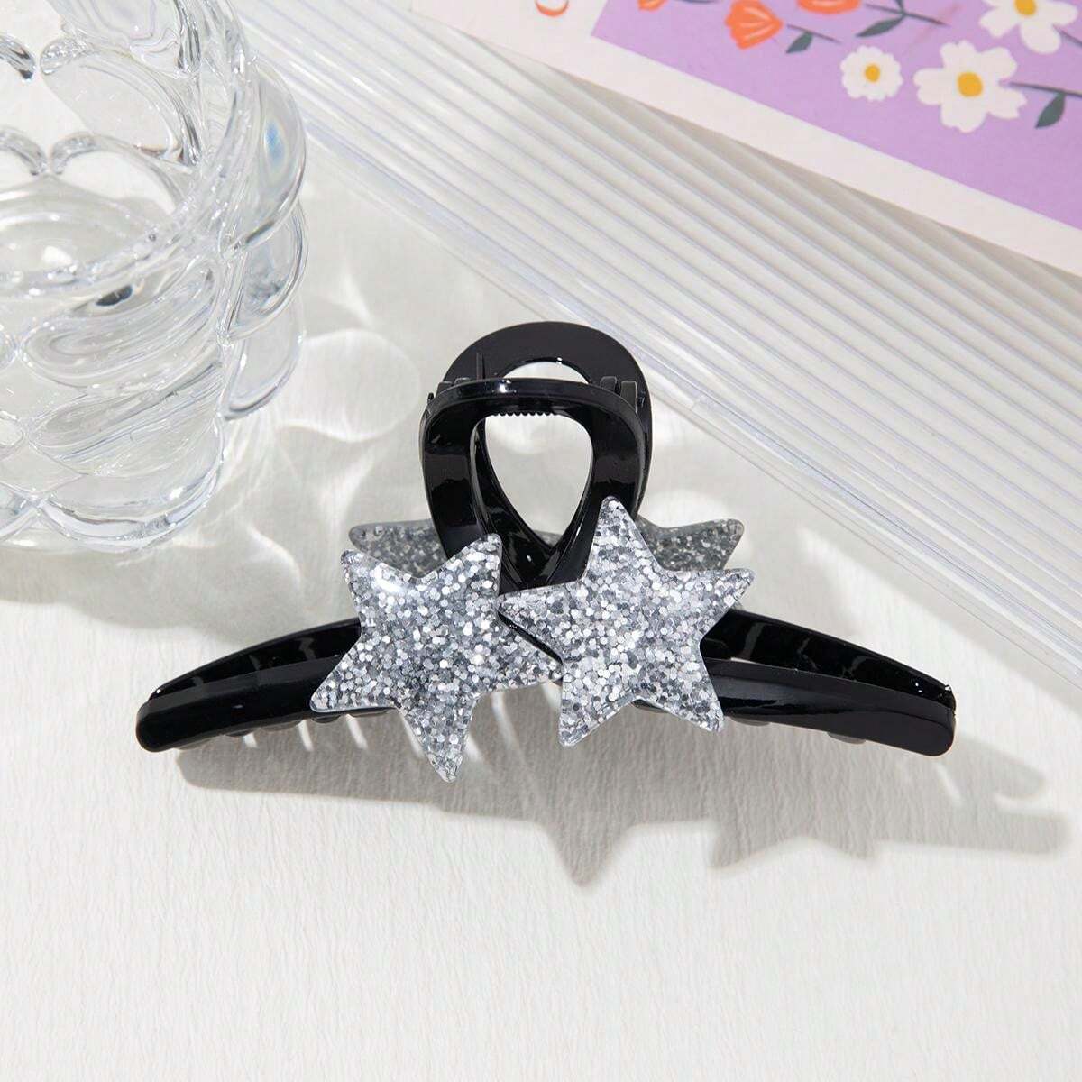 1pc 13cm Star Shaped Hair Clip, Fashionable And Versatile Hair Grip ...