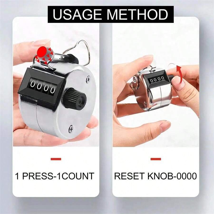 1 Pc 4 Cijfers Mini Hand Held Telapparaat Digitale Golf Clicker ...