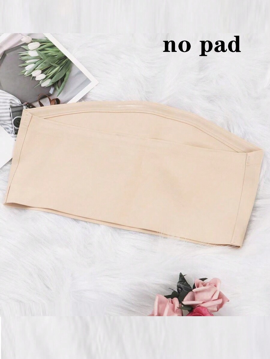 2PCS Women Strapless Bra Seamless Invisible Bras Tube Tops No Pad ...