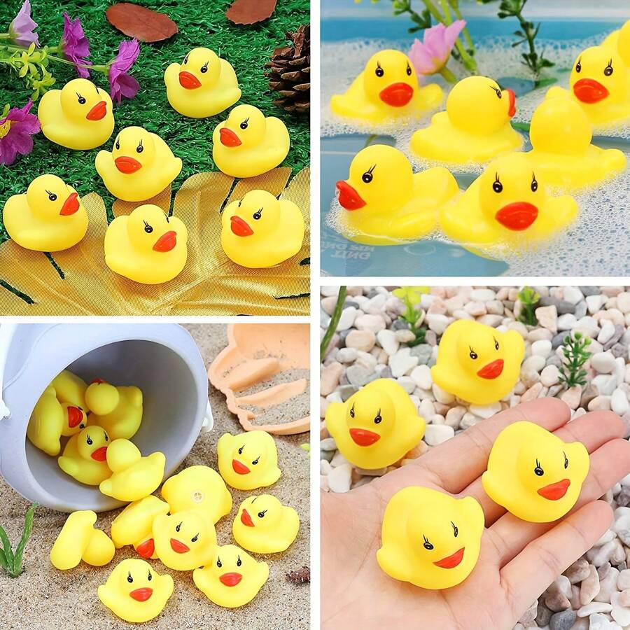 Rubber Duck Mini Rubber Duck, Squeeze To Make Sounds, Float On The ...