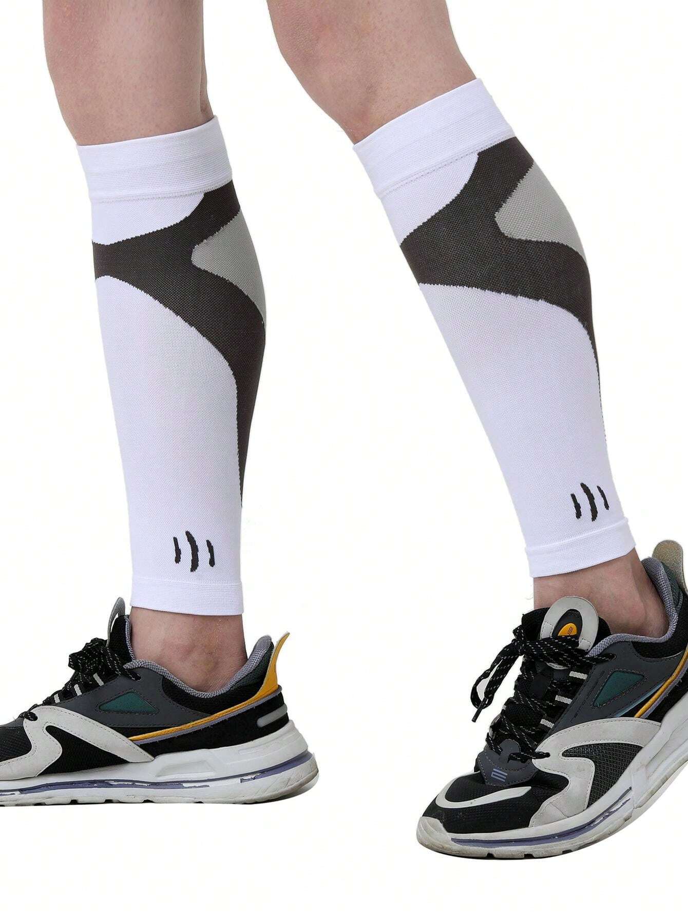 1 Pair 2024 Latest Unisex Sports Compression Socks Basketball Leg ...