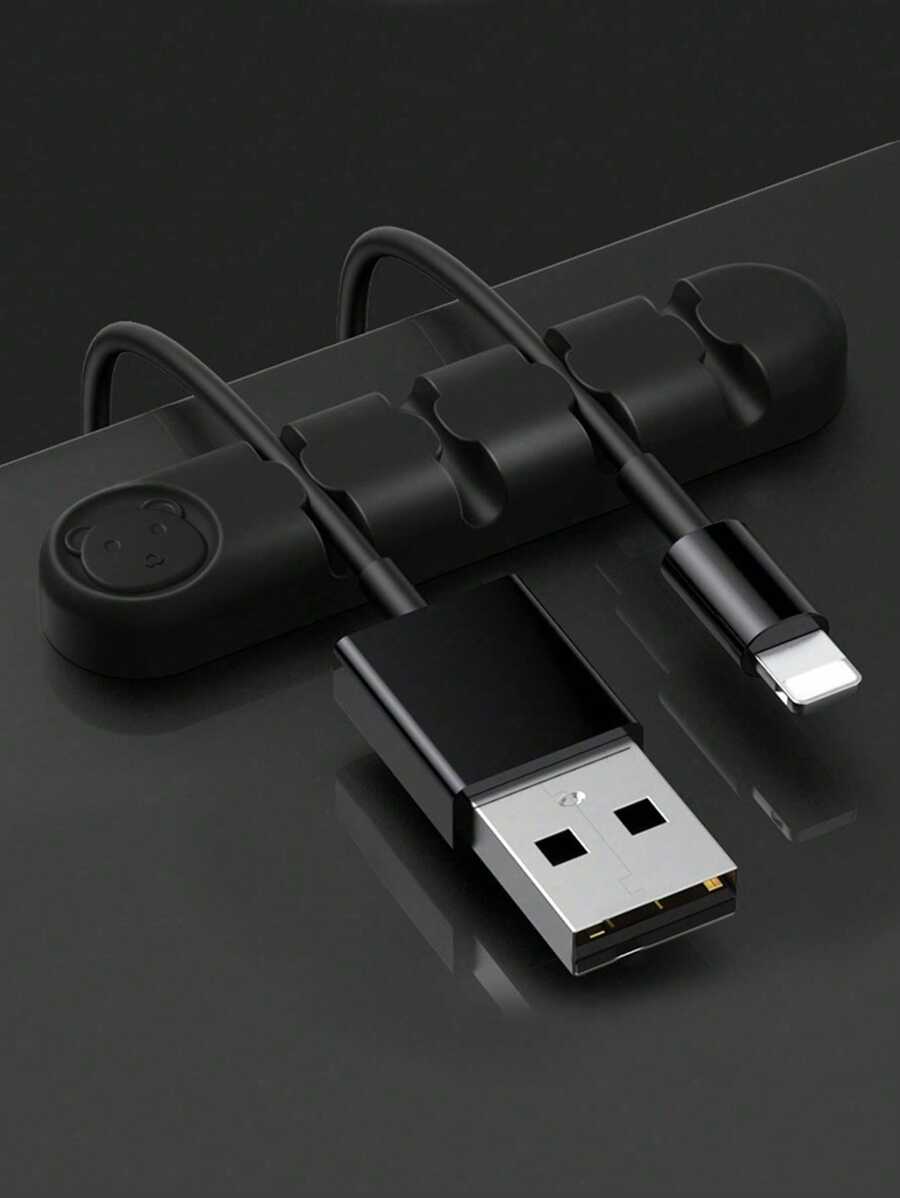 Black Cable Clips, Cord Organizer Cable Management, Cable Organizers ...