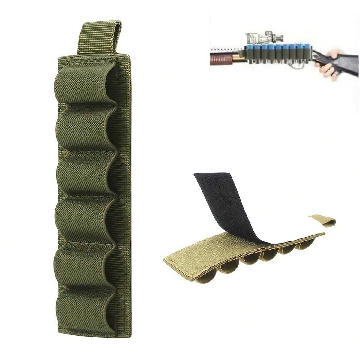Quick Release 6 Rounds Tactical Shotgun Shell Holder For 12 Gauge ...