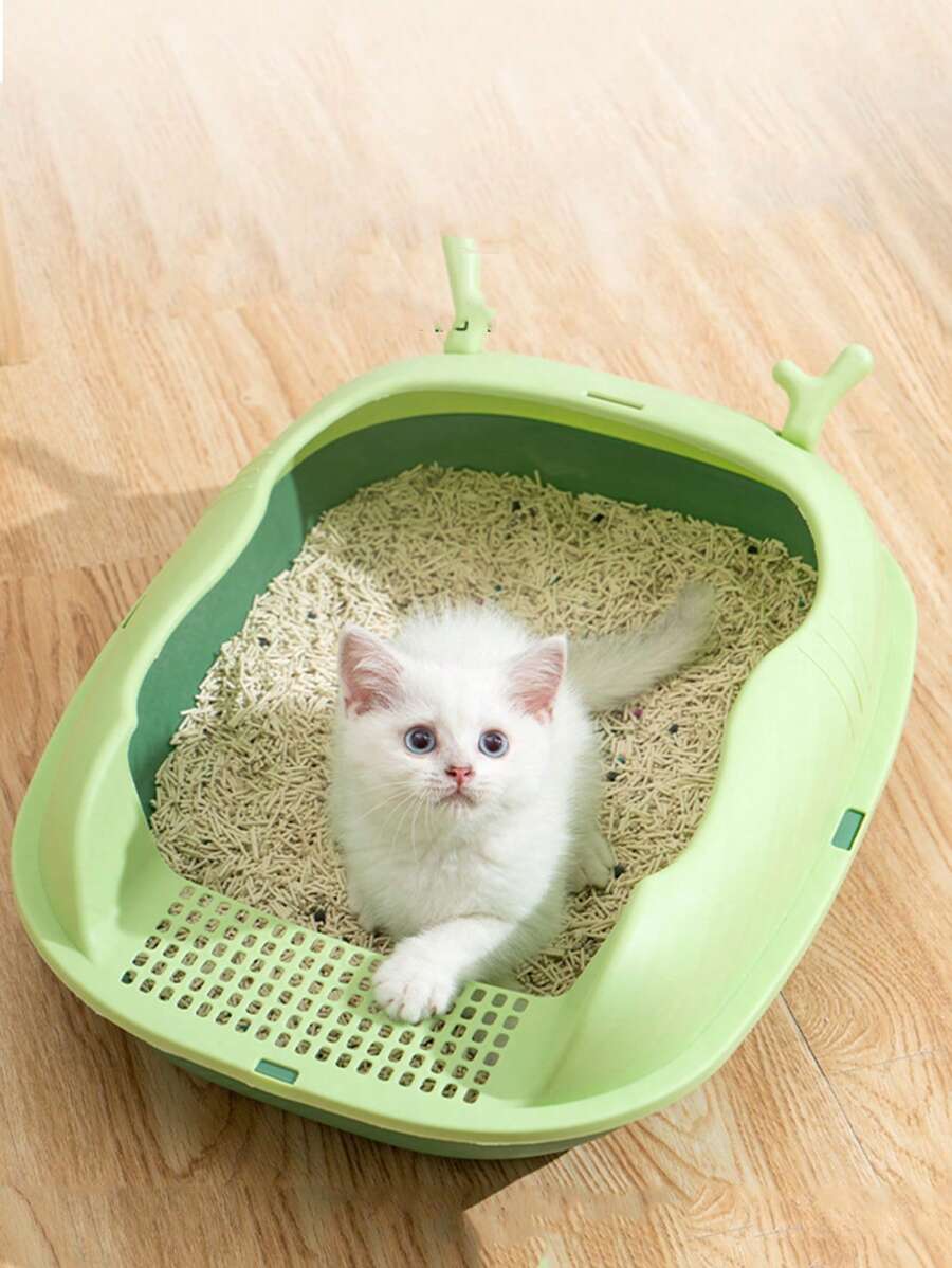 One Deer Shaped Cat Litter Box Toilet Urinal With Splash Prevention And ...