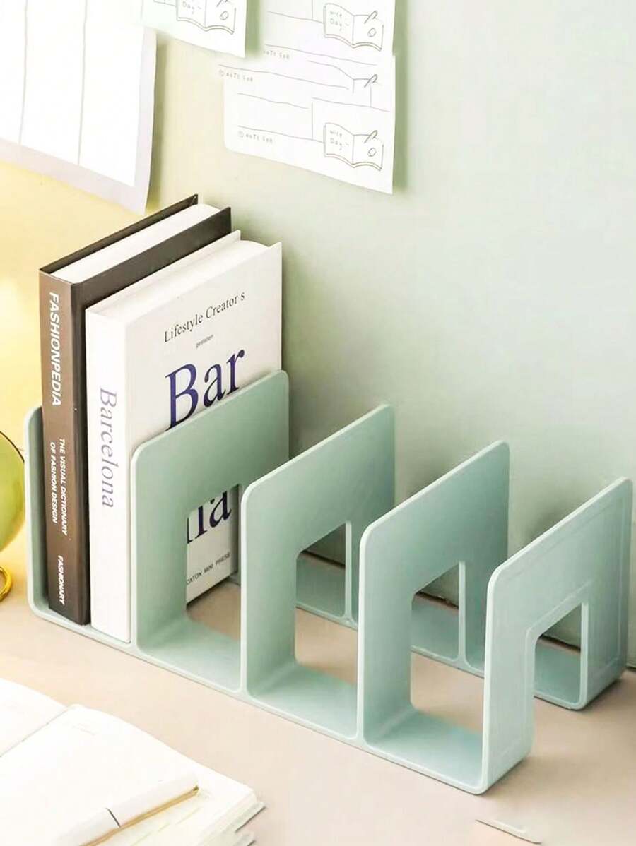 4pcs Multi-Purpose Book Magazine Storage Rack For Desk, Bookshelf, CDs ...