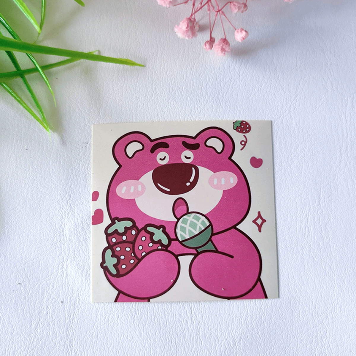60PCS Strawberry Bear Official Authorization Vinyl Waterproof Sticker ...
