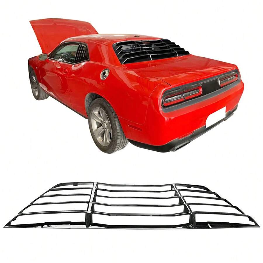 Window Louver Compatible With 2008-2023 Dodge Challenger Rear Window Louver Windshield Sun Shade ...