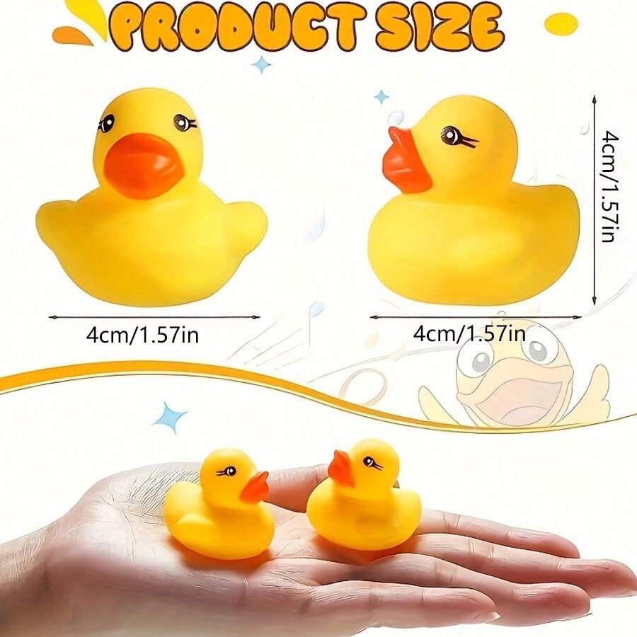 Rubber Duck Mini Rubber Duck, Squeeze To Make Sounds, Float On The ...