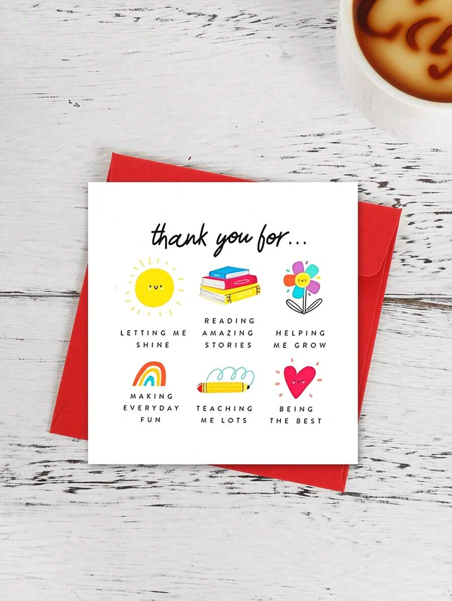 Simple And Beautiful Thank You Card, Thank You For Helping Me Grow ...