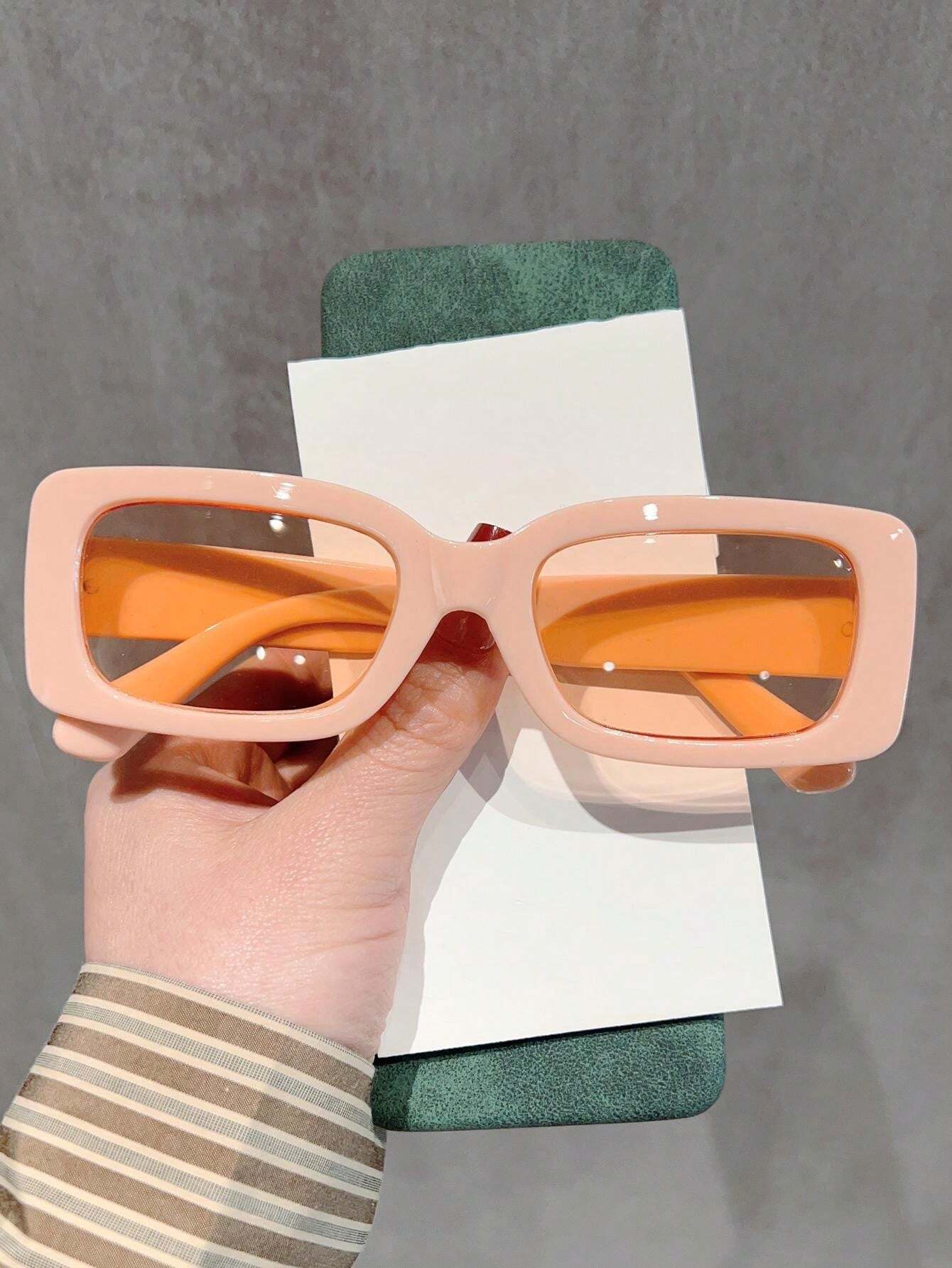 2 Pairs Of New Small Square Sunglasses For Women, Anti-UV And Sun-Proof ...